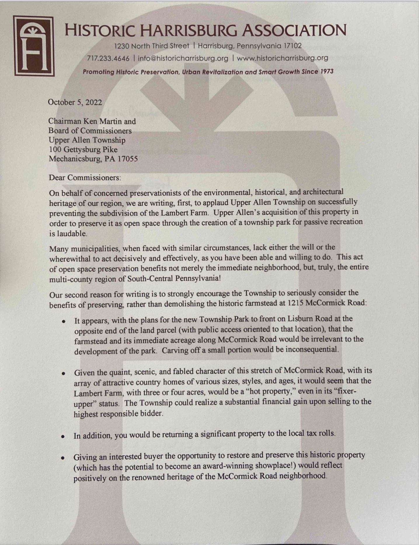 Letters and Words of Support | Friends of the Farm